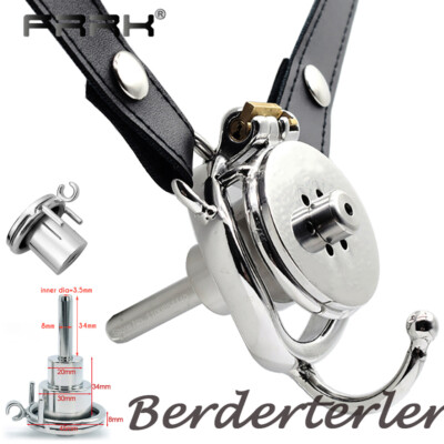 Stainless Steel Inverted Plugged Small Short Men Chastity Device Metal ...