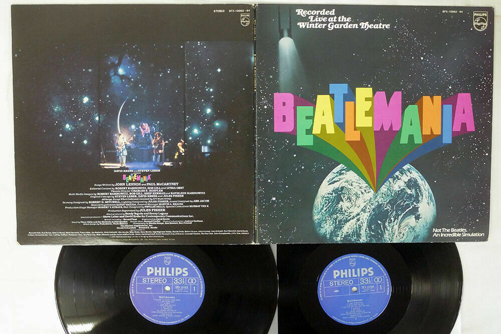 Beatlemania Original Cast Album Philips ‎SFX-10063~4 Japan Audiophile ...