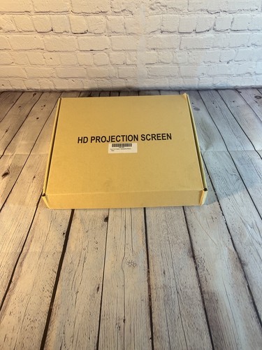 100 Inch HD Projection Screen With Rope, Hooks, And Adhesive Tape NIB ...
