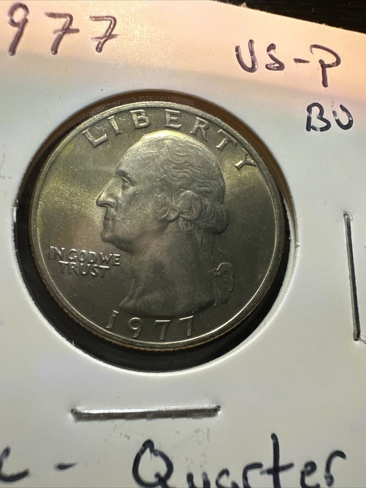 1977 P Washington Quarter 25 Cents Unc BU Philadelphia | eBay