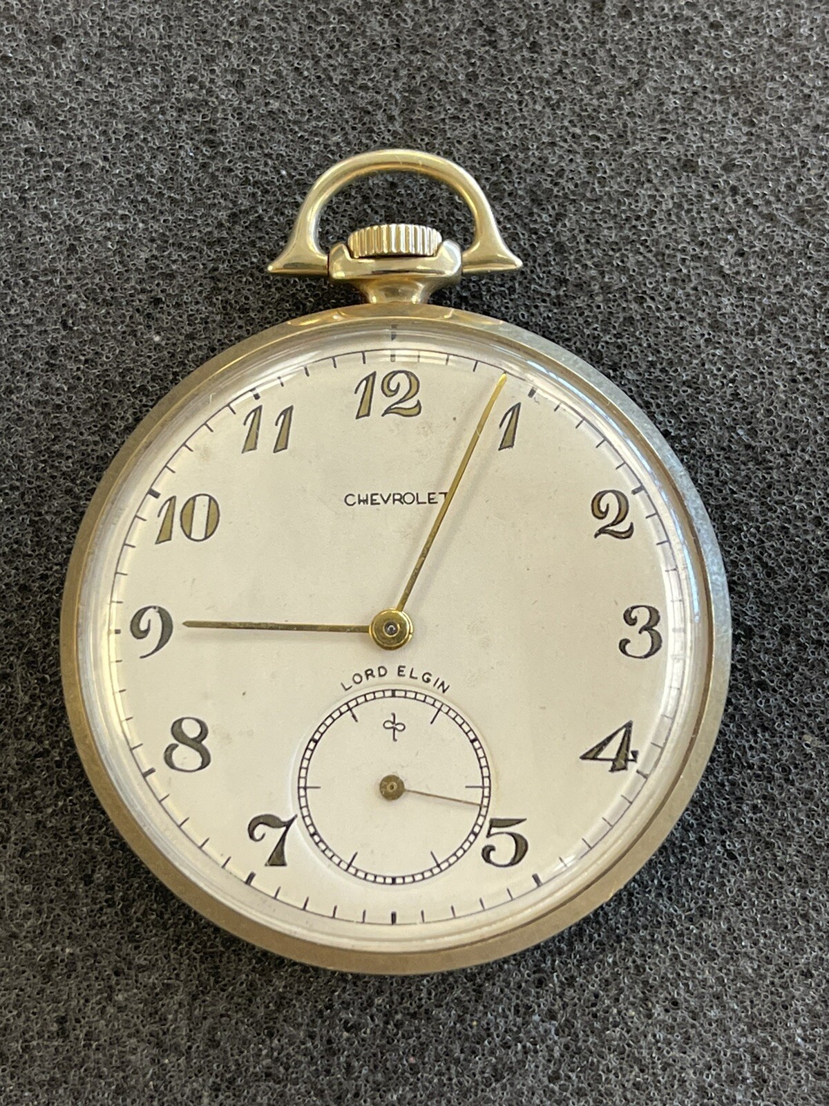 1952 Lord Elgin Chevrolet 24K Award Pocket Watch..TJ488 | eBay