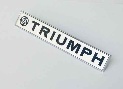 Triumph Spitfire & GT6 Concourse Quality Chrome Rear Boot Badge, Part ...