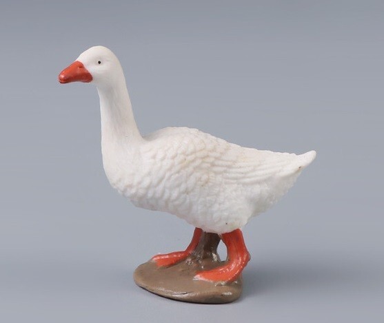 White Duck Animal Toy PVC Action Figure Doll Kids Toys Party Gifts | eBay