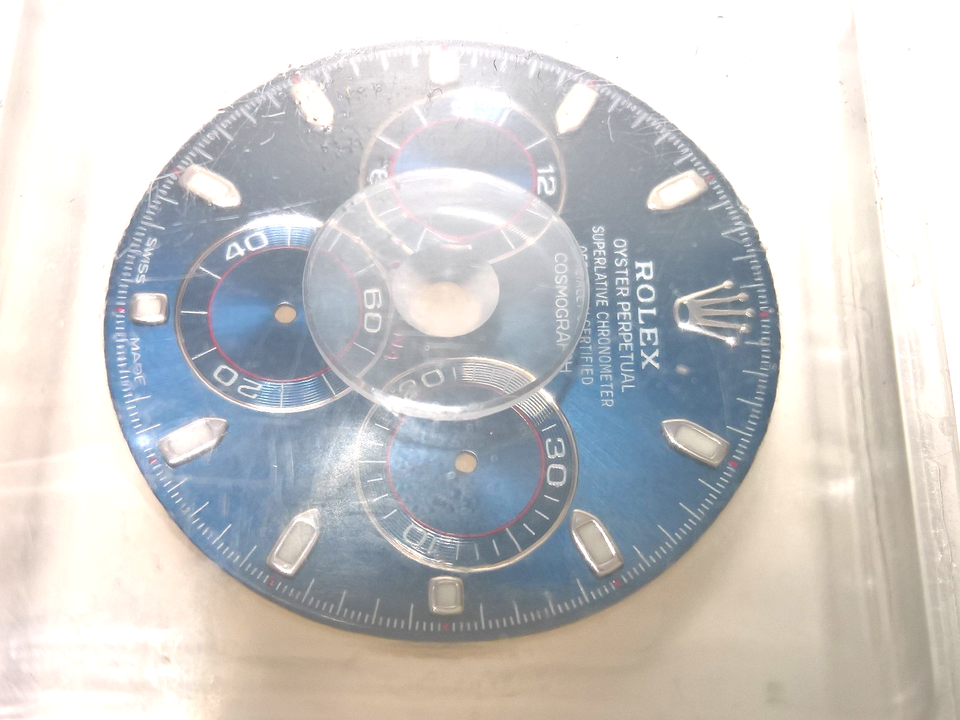 ULTRA RARE ROLEX DAYTONA 116509 WHITE GOLD BLUE DIAL CHROMALIGHT NEW ...