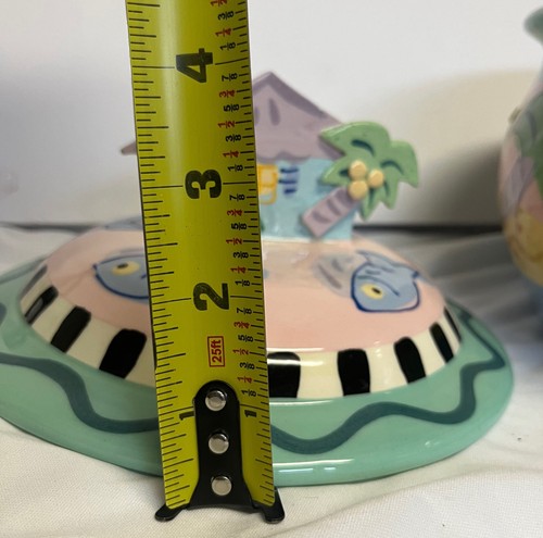 Vintage Susan Painter Studio Large Ceramic Hand Painted Bowl W/ Beach ...