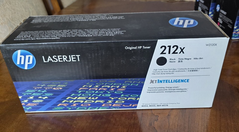 HP Laserjet 212x Ink Catridge Lot/ 1 Black, 1 Yellow, 1 Cyan, & 1 ...