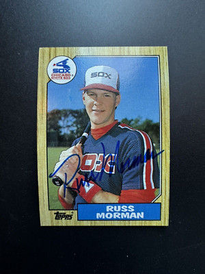 2017 Topps #233 Russ Morman Autograph RC Rookie Chicago White Sox | eBay