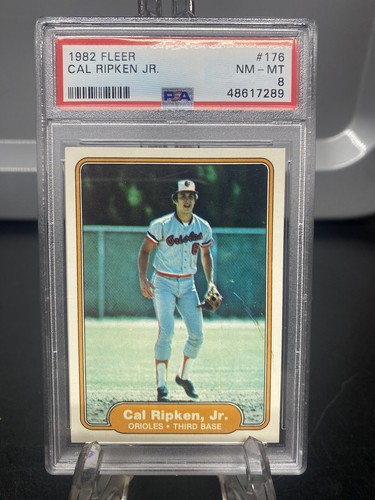 1982 Fleer Cal Ripken Jr. Rookie #176 PSA 8 NM-MT RC | eBay