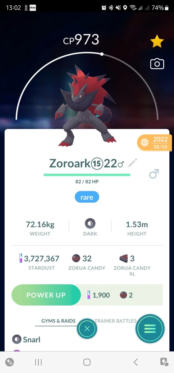 Zorua Evolution