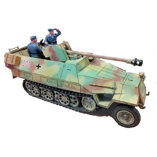 KING & COUNTRY WS131 - WWII GERMAN PAKWAGEN SD KFZ.251/22 AUSF.D - 1/30 ...