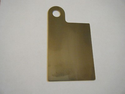 STAINLESS STEEL MOTORCYCLE INSPECTION STICKER PLATE(2 5/16"X3 1/16") 7/ ...