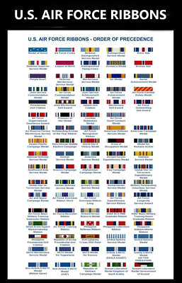 U.S AIR FORCE RIBBONS AWARDS MEDALS GIFT PIN UP ATTACHMENTS WOW | eBay