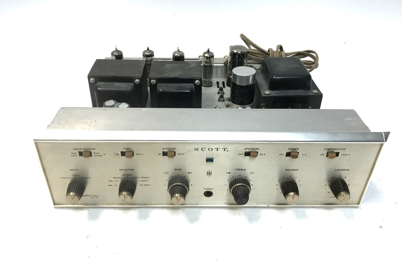 Scott Stereomaster 222-D All Tube Integrated Amplifier Fully Tested ...