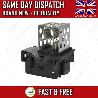 HEATER BLOWER RESISTOR CITROEN C4 PICASSO / GRAND PICASSO 06>13 MOTOR ...