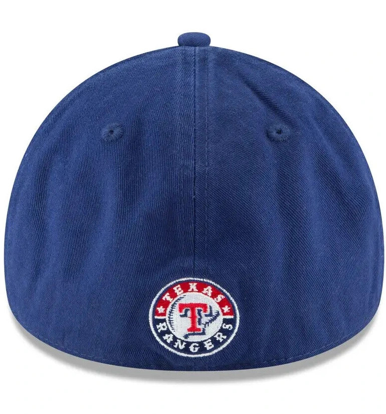New Era Texas Rangers Baseball Core Fitted 49FORTY Dad Hat Cap Royal ...