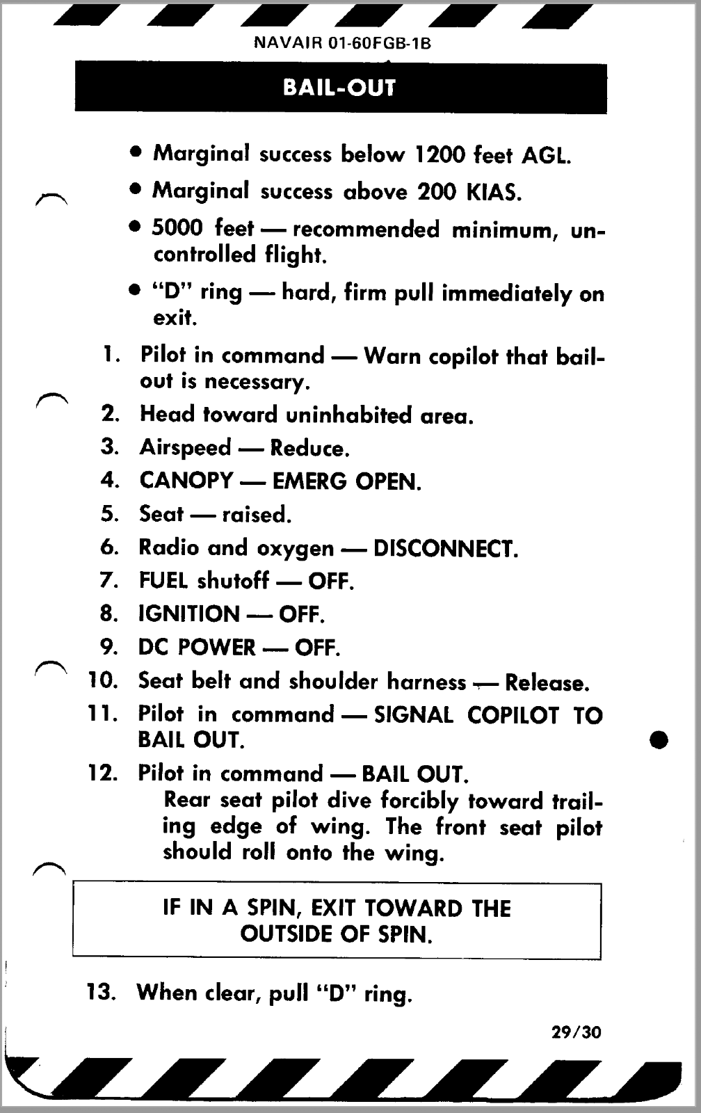 71 Page 1972 NAVAIR 01-60FGB-1B T-28 B/C NATOPS Pilot's Pocket ...
