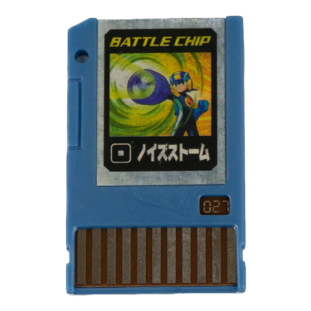 #F68-001 Rockman Megaman Advanced PET Battle Chip 027 Noise Storm | eBay