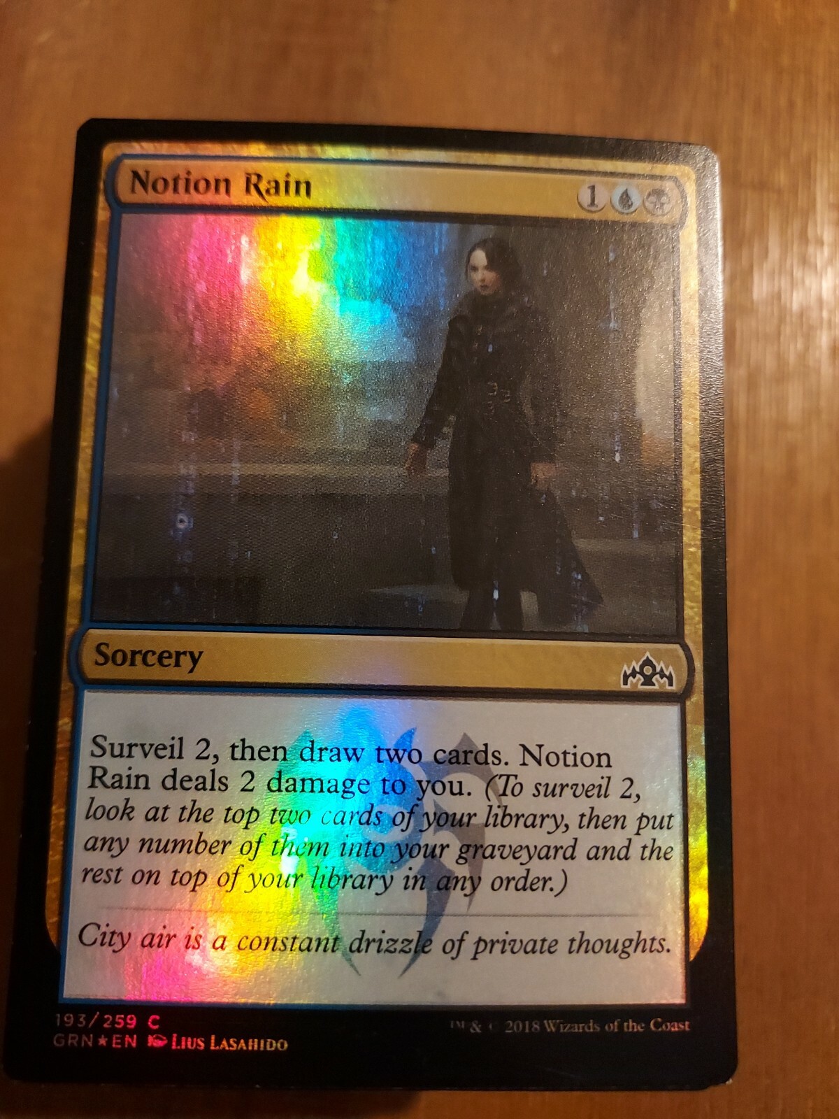 MTG Magic Foil Notion Rain Guilds of Ravnica NM | eBay