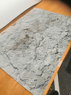 Kill Team Size 30" X 22" Battlemats / Battle Mat - Rock moon | eBay