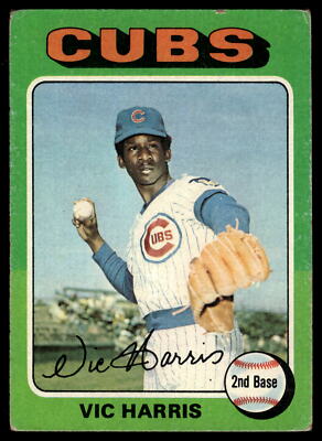 1975 Topps Vic Harris #658 Chicago Cubs Baseball Card | eBay
