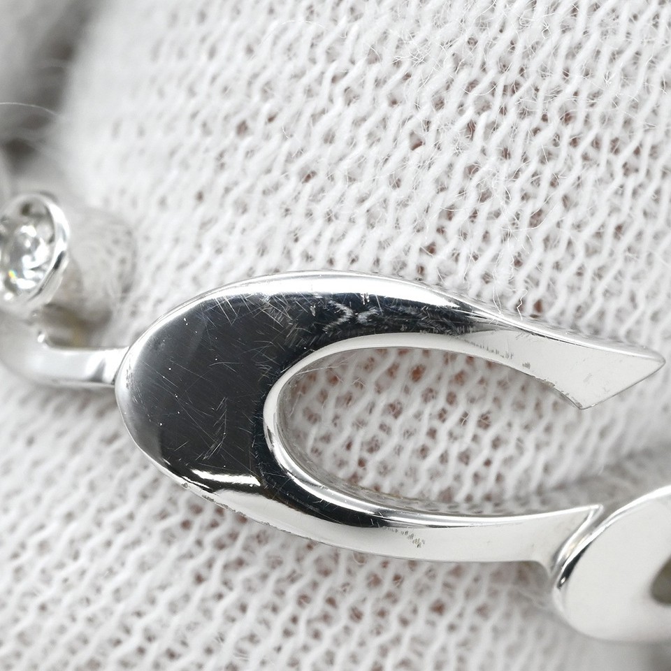 Cartier Ring ring Signature ring K18WG diamond White gold #51 2004 ...