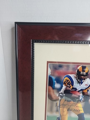 Custom Framed Tri-Star Authentic Marshall Faulk Autograph 14.5x17.5 ...