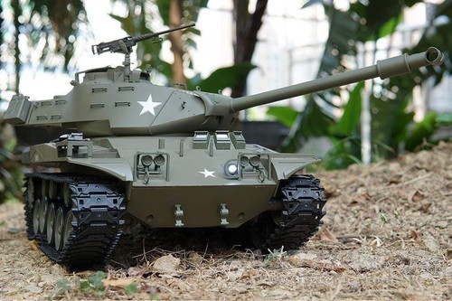 RC Battle Tank Heng Long USA M41 Walker Bulldog Upgrade Edition 1/16 ...