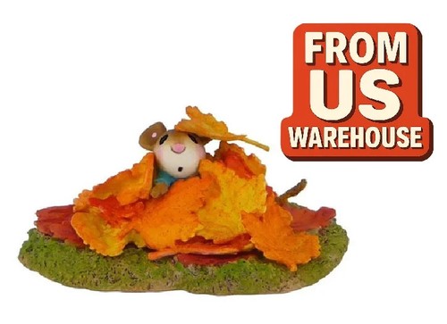 Wee Forest Folk AUTUMN FROLIC, WFF# M-494, Fall Leaves Mouse | eBay