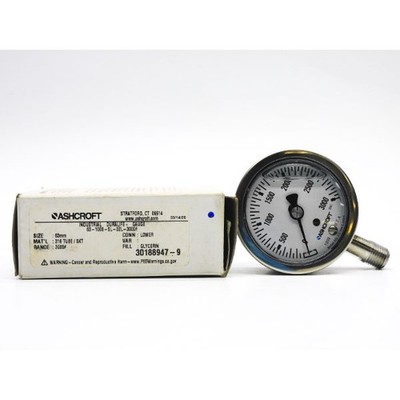ASHCROFT 63-1008-SL-02L-3000# 3000PSI 63MM NSMP | eBay