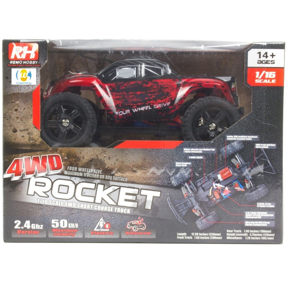 RC Cars 1:16 High Speed Remote Control Car 4WD Off Road RC Monster ...