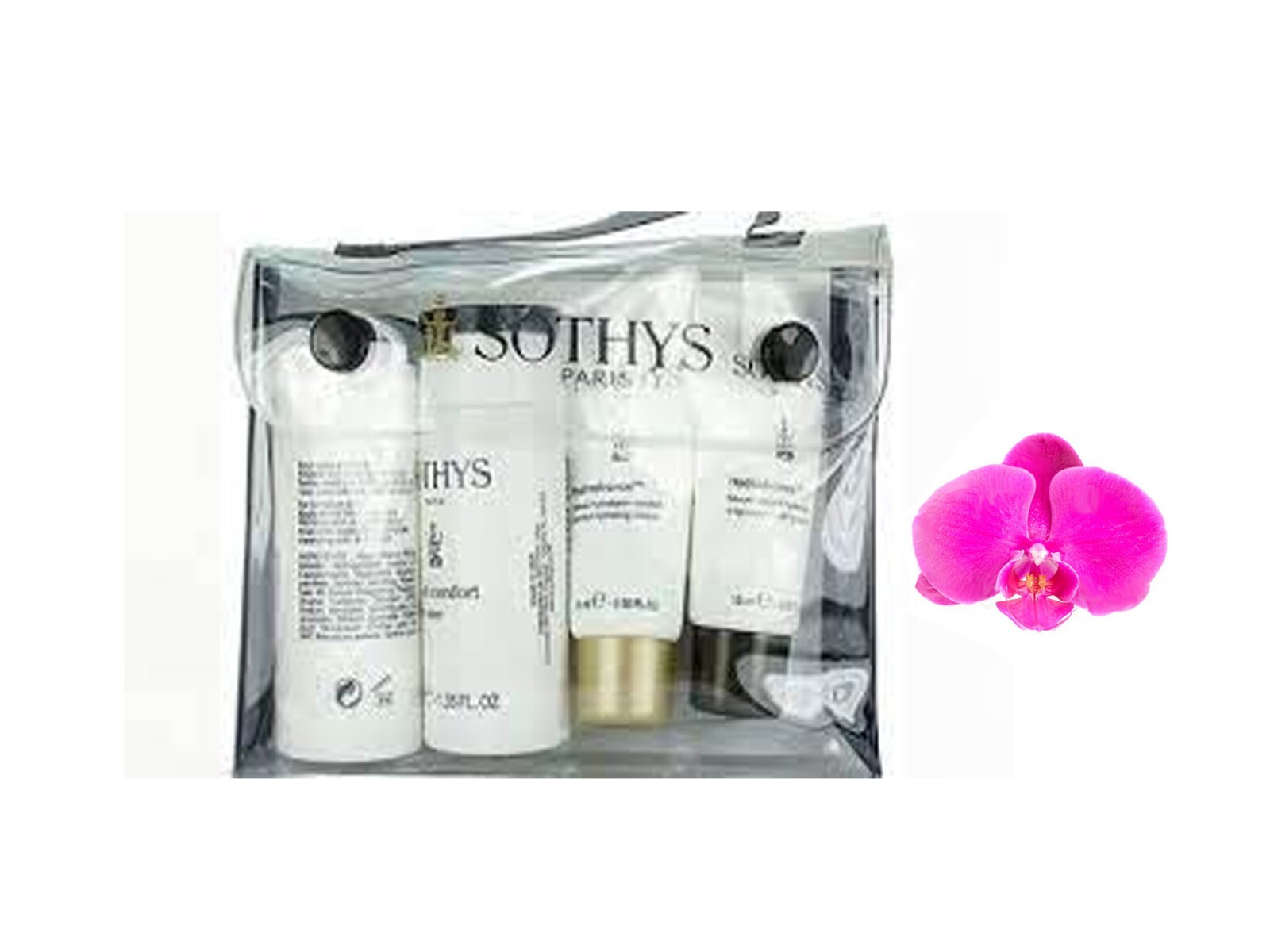 Sothys Sensitive Trial Kit 4 Products( soothing cleanser, lotion, serum ...
