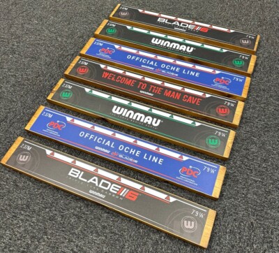 WINMAU DARTS RAISED OCHE FOOT BAR PDC , MAN CAVE DESIGN WITH HOOK LOOP ...