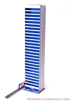 N Scale CS High-Rise Building Kit Structures Scenery Commercial ...