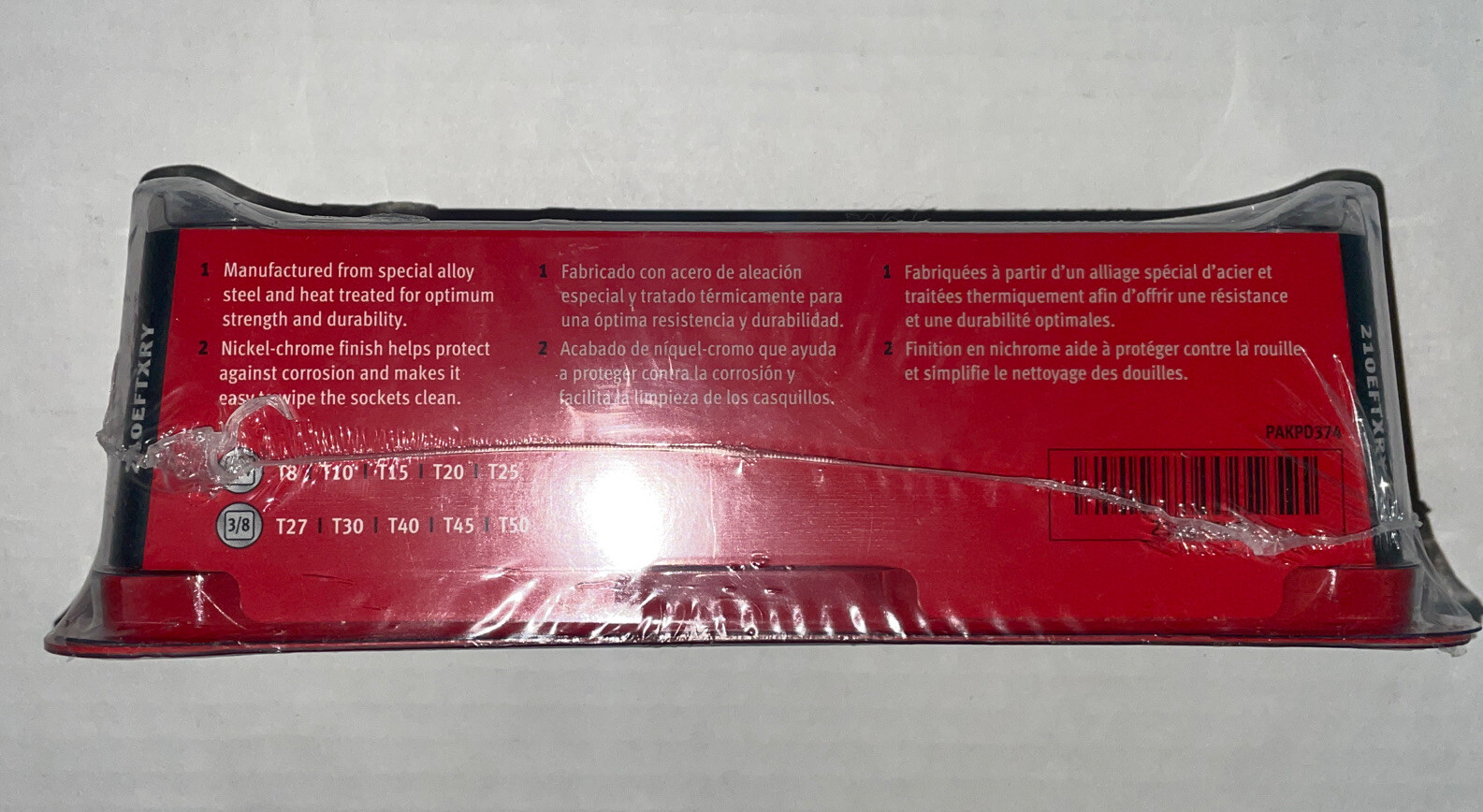 SNAP ON TOOLS NEW IN WRAPPER 10PC 3/8DR TORX TAMPER RESISTANT SOCKET ...