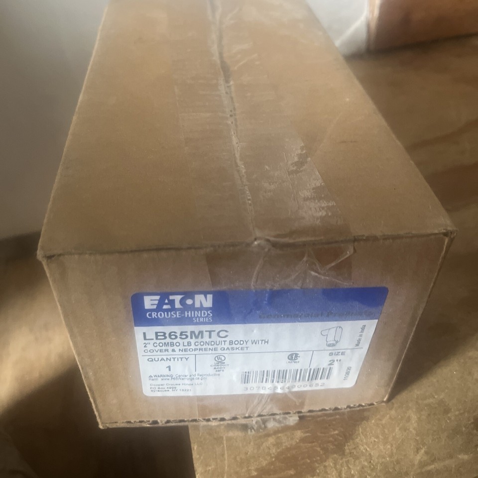 COOPER Crouse-Hinds LB65MTC Die Cast Aluminum Type LB Conduit Outlet ...