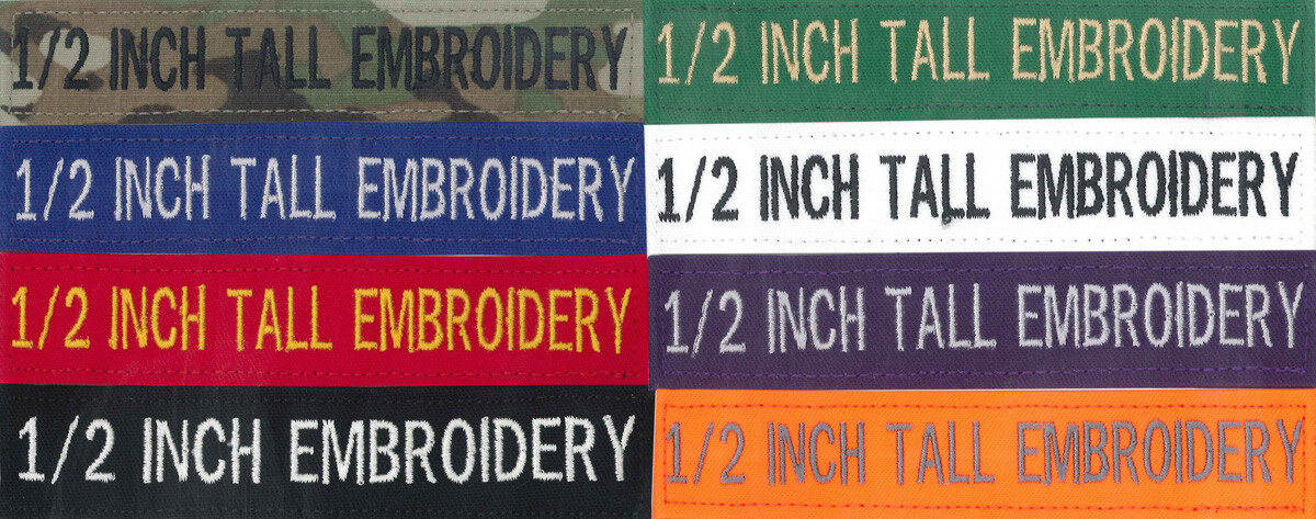 Embroidered Name Tapes