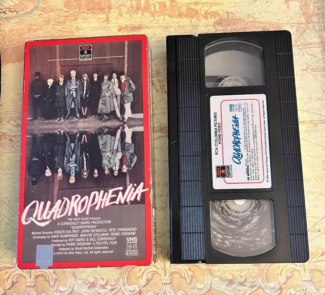 Quadrophenia VHS RCA/Columbia HV 1987 Stereo w/Sting | eBay