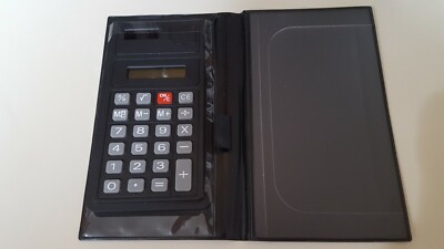 UNBRANDED CALCULATOR IN CARRY CASE BLACK WORKING CONDITION | eBay