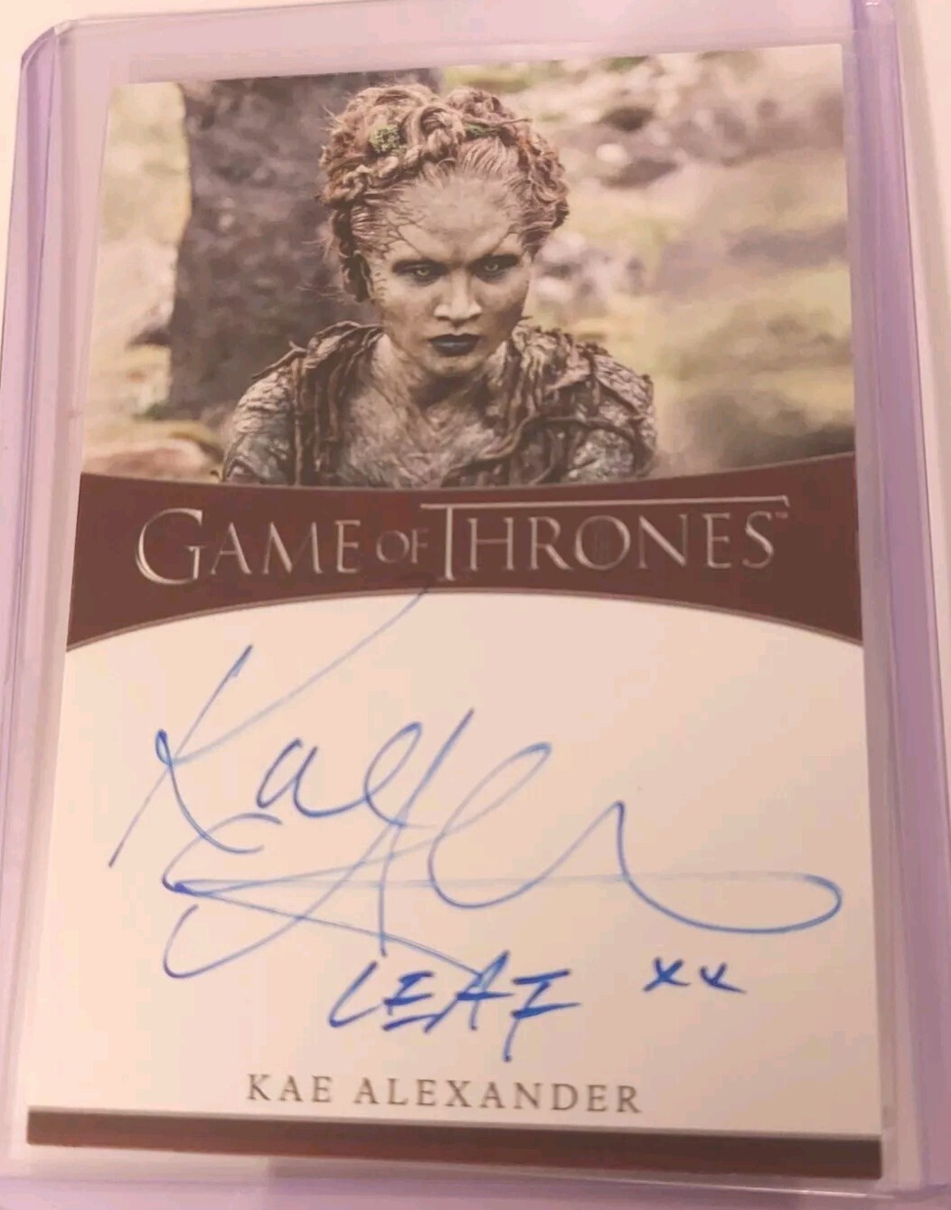2021 Game of Thrones Iron Anniversary 1 Kae Alexander Inscription ...