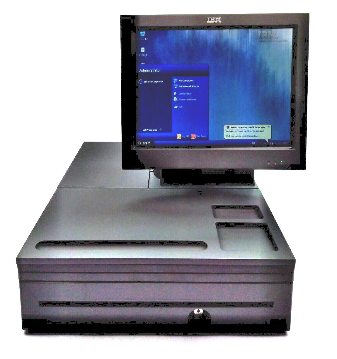 IBM SurePOS 500 POS 15" Resistive Touchscreen System with Drawer 4852 ...
