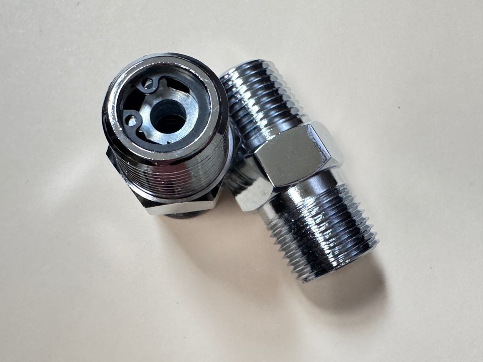 Lowrider Hydraulics 3/8" male NPT Check Valve, Chrome, 5000 PSI, 1 pc ...