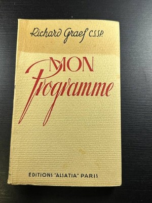 Il Mio Programma | Richard Graef C.S.S.P | Buone Condizioni | eBay