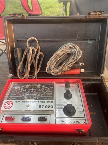 Mac Tools Tach Dwell Volts Ohms Amps Et 920 | eBay