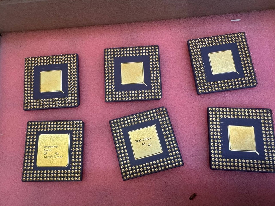 Vintage 6x CPUs – AMD 486DX2/80, 486DX4/100, Intel 486DX2/DX4, AMD 5x86 ...