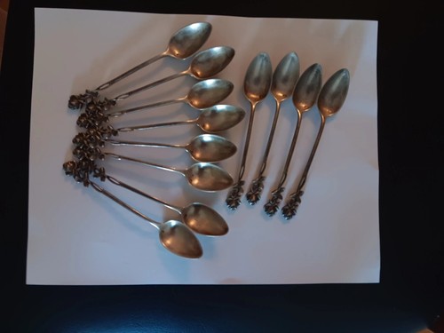 Imperial mark 84 Russian sterling silver 12 spoons set. | eBay
