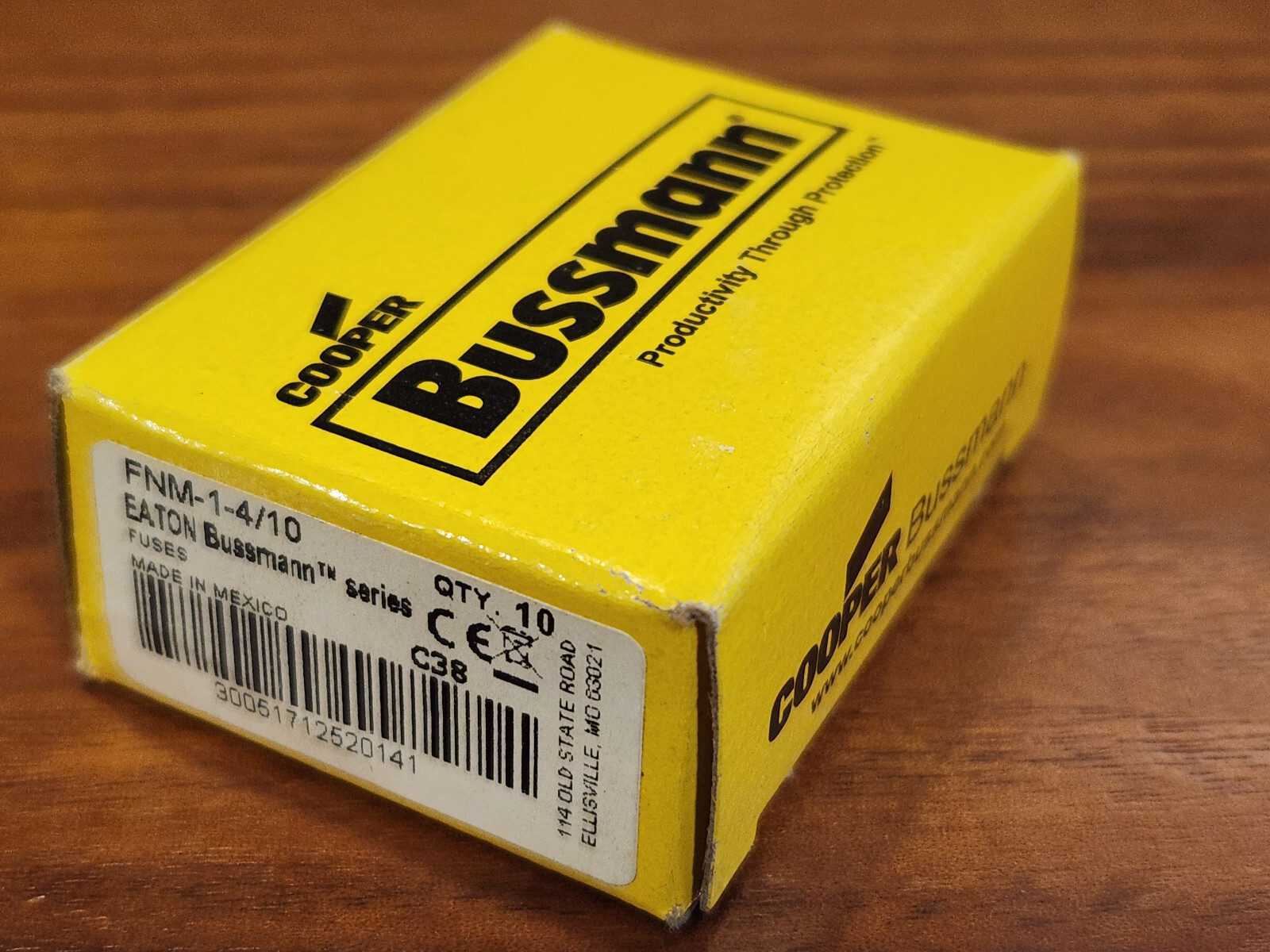 (Box of 10) Bussman Fuse FNM-1-4/10, 1.4A 250V (NOS)" | eBay