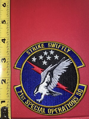 GWOT MILITARY 71st Special Operations Squadron USAF Patch | eBay