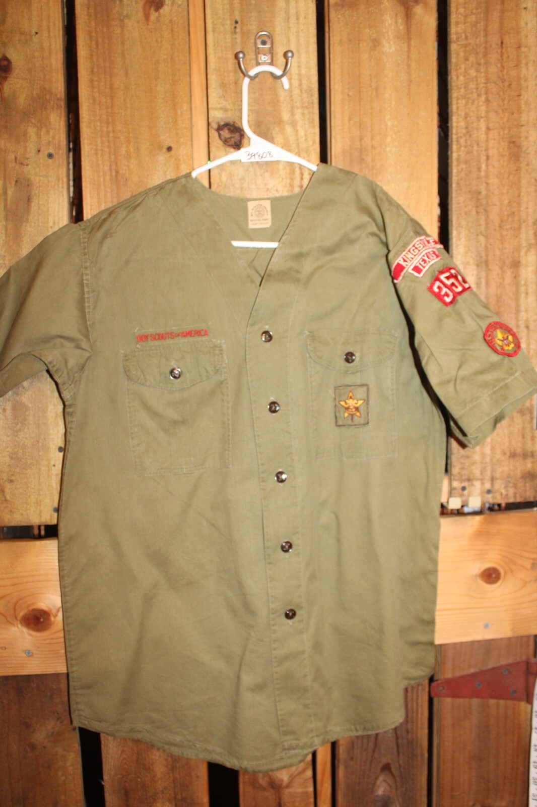 Boy Scouts of America BSA Men's Adult Shirt Medium (?) Vintage Green ...