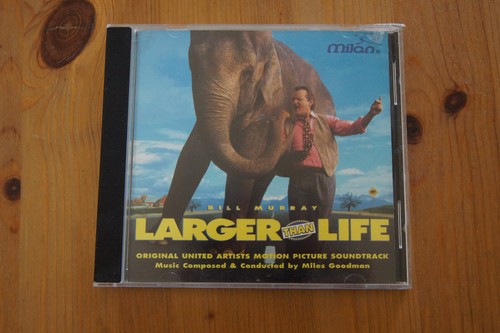 MILES GOODMAN BILL MURRAY LARGER THAN LIFE CD AMERICAIN DU FILM 1996 ...