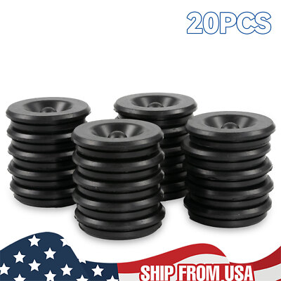 (20) RUBBER GREASE PLUG Hub Dust Cap for Dexter EZ Lube Trailer Camper ...